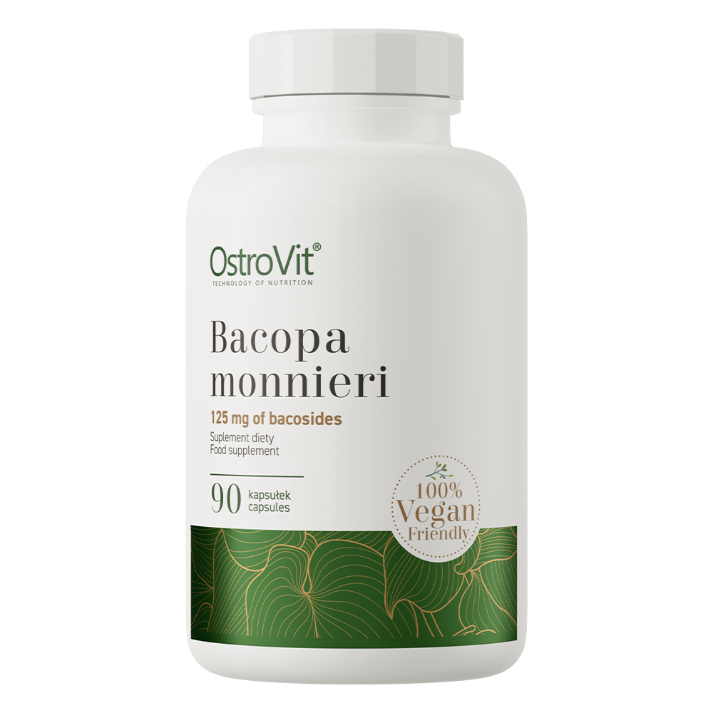BAKOPA DROBNOLISTA Bacopa Monnieri VEGE 90 pamięć | Suplementy diety ...