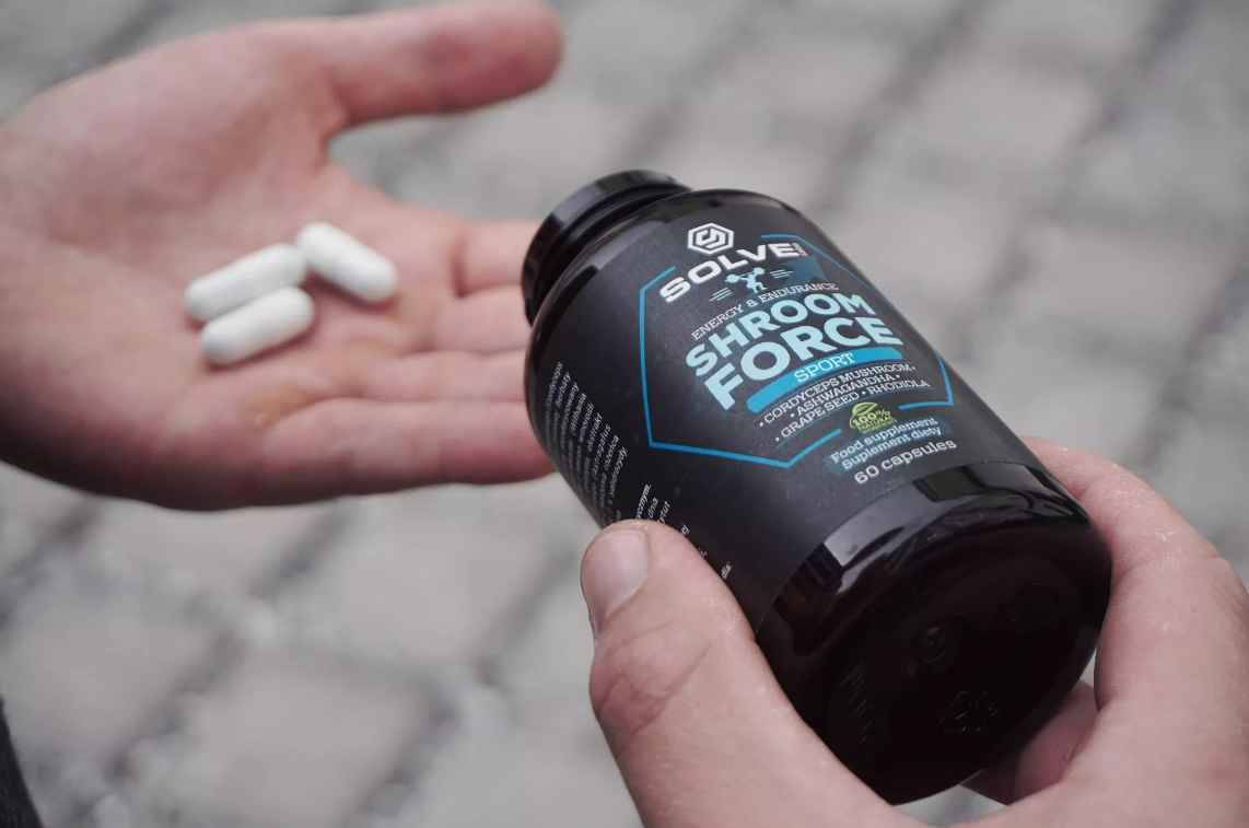 Solve Labs Shroom Force - Cordyceps sinensis ATP pre-workout 30 | Sport ...